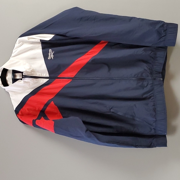 Reebok | Jackets & Coats | Reebok Mens Classics Vector Navywhitered ...